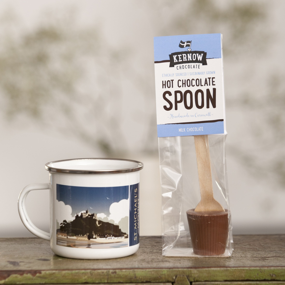 Hot Chocolate Spoon: milk chocolate flavour - Morva Marazion